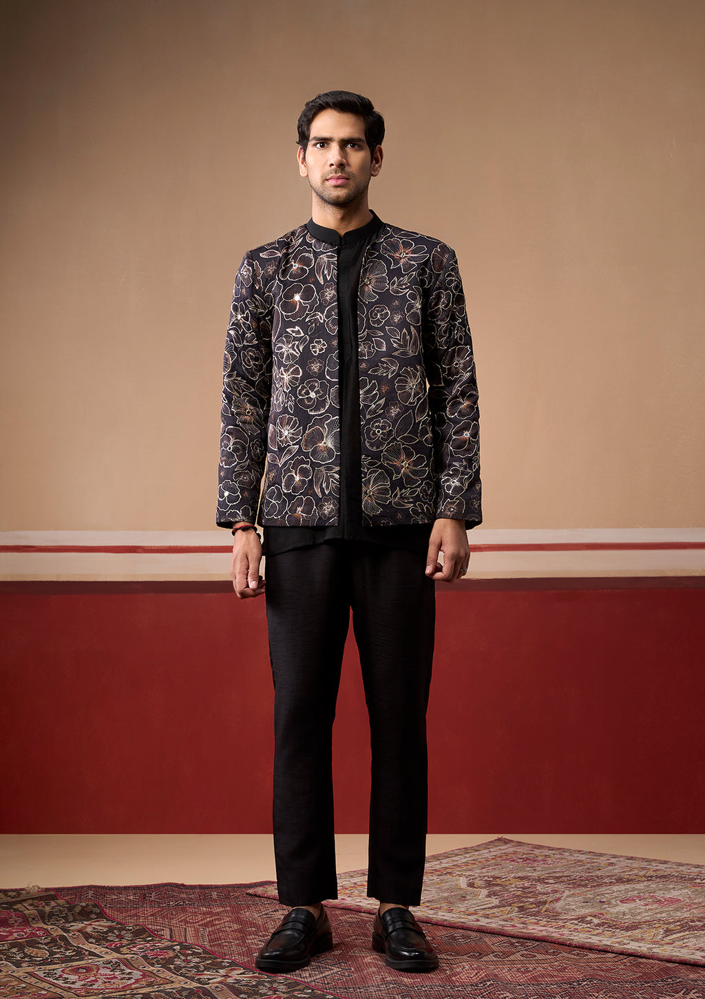 Phool Onyx Jacket Trio Set – Seeaash